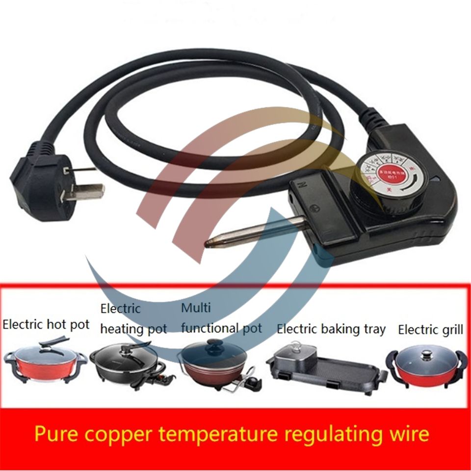 Electric Hot Pot Wire Temperature Control Power Cord Insertion Needle ...