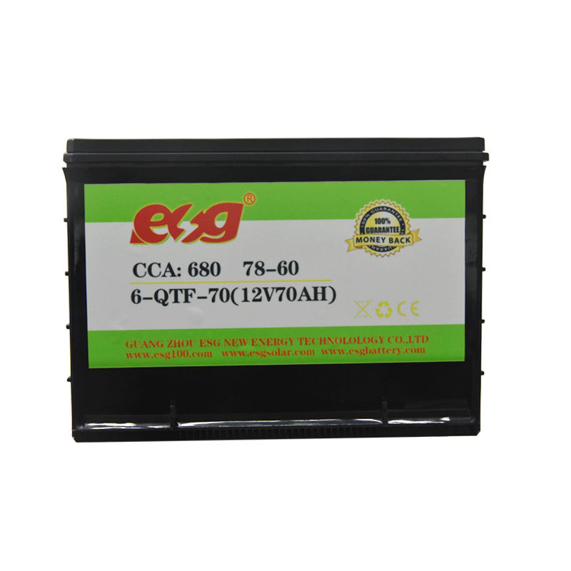 ESG Top Quality 12V 70Ah Auto Battery 78-60 MF Starting DIN75 Standard ...