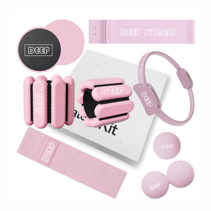 Custom Logo Yoga Pilates Accessories - Pink Stretch Fabric
