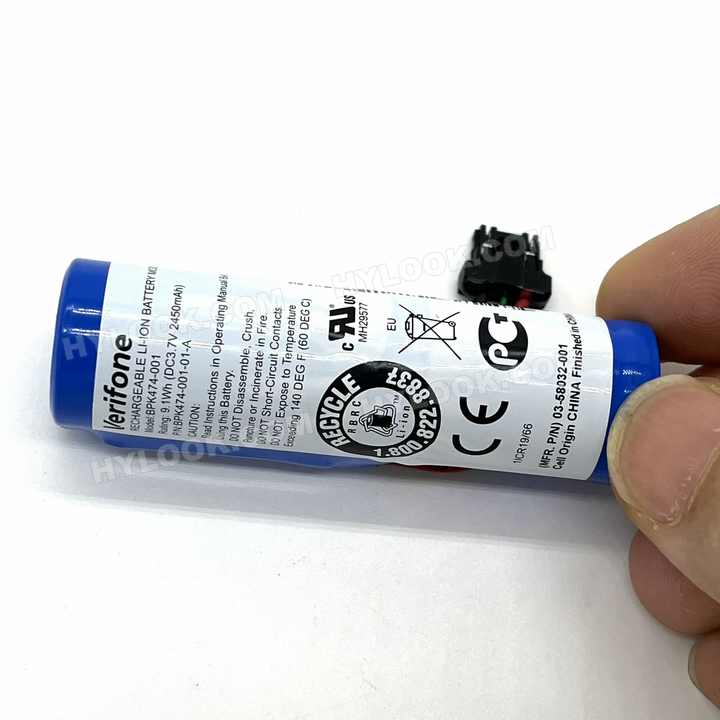 V240M Replacement Li-Ion Battery for Verifone BPK474-001-01-A