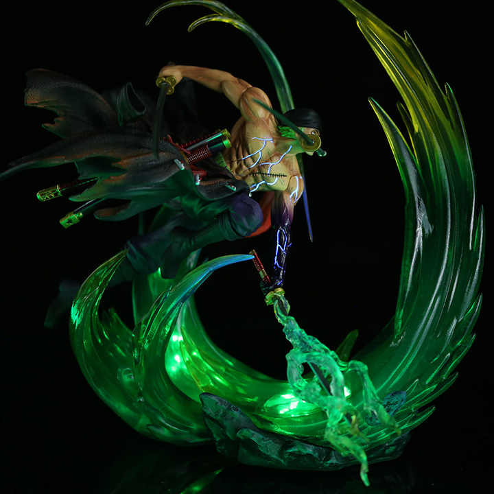 24cm Roronoa Zoro Resin Statue - High Quality Anime Figure