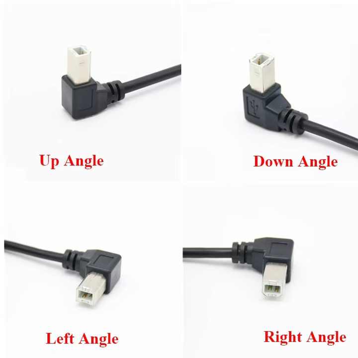 OEM/ODM USB B 90 Degree Adapter High Speed Printer/Scanner USB Printer ...