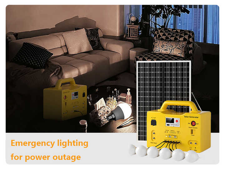 30000mah Portable Power Station with 50W Solar Panels Outdoor Backup ...