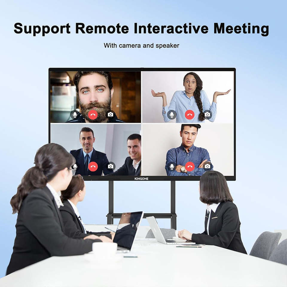 China Factory 75 Inch 4K UHD Smart Interactive Display LCD Touch Screen ...