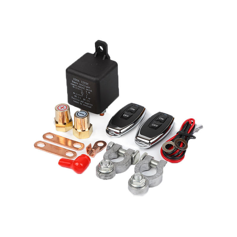 Sylion Auto 12v Car Relay 24v200A Remote Dual Wireless Remote Control ...