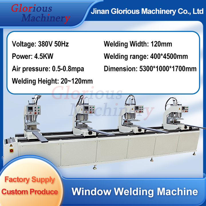 Upvc Fully Automatic Window Corner Window Door Welder Welding Machine ...