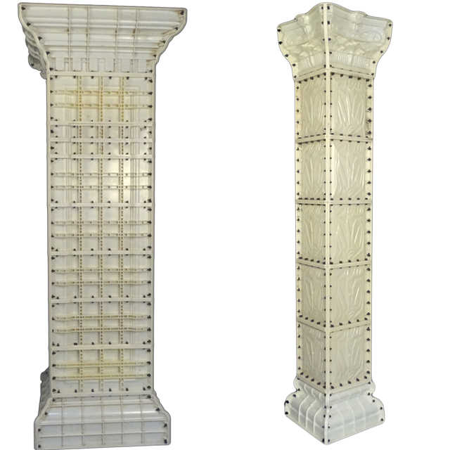Roman Gate Pillars Beige Pillar Stone Roman Column Design