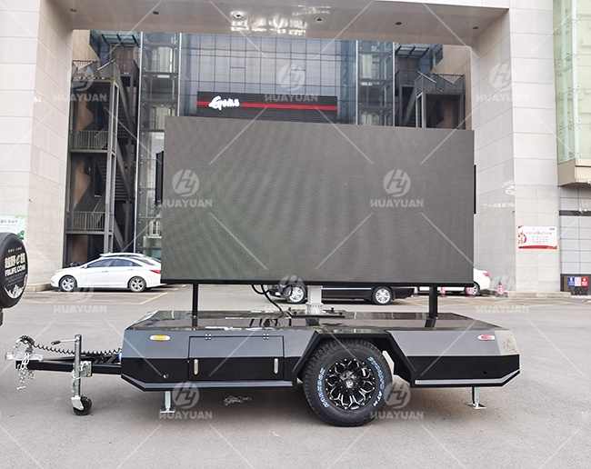 Mobile LED Advertising Trailer - Outdoor Display Solutions