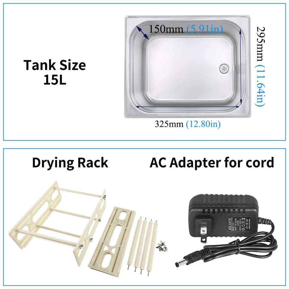 Derui 15L Ultrasonic Cleaning Machine - Medical Instrument Dpf