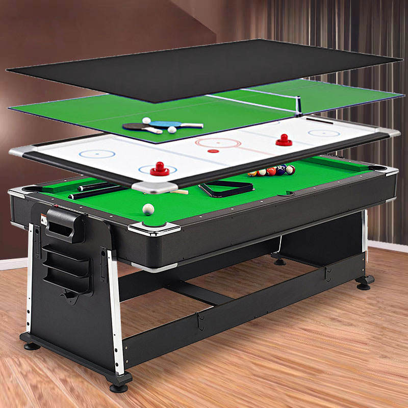 7FT 4 in 1 Multi Game Billiard Table - Indoor Fun & Durable