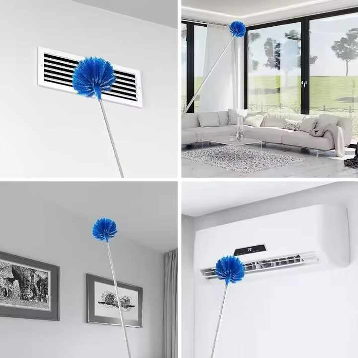 2.5M 3 Set of Spider Web Broom Roof Ceiling Dust Sweep Cleaning Sweep ...