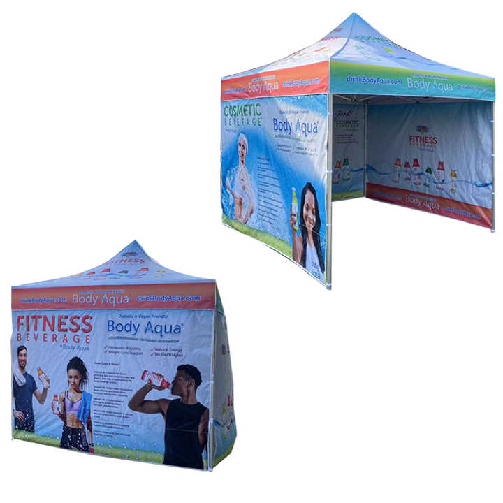 Gazebo Expo Tent CUSTOM Sublimated Outdoor Display Promotional Canopy ...