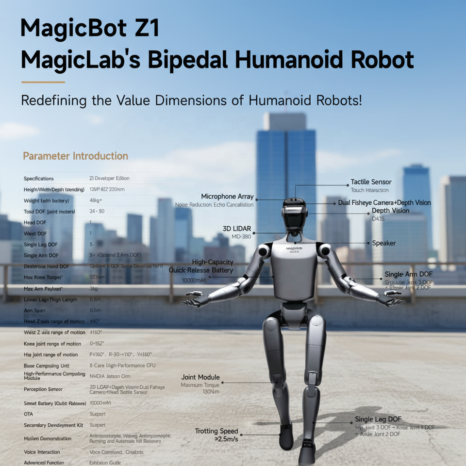 Humanoid Robot Artificial Intelligence Robot 360° Panoramicperception ...