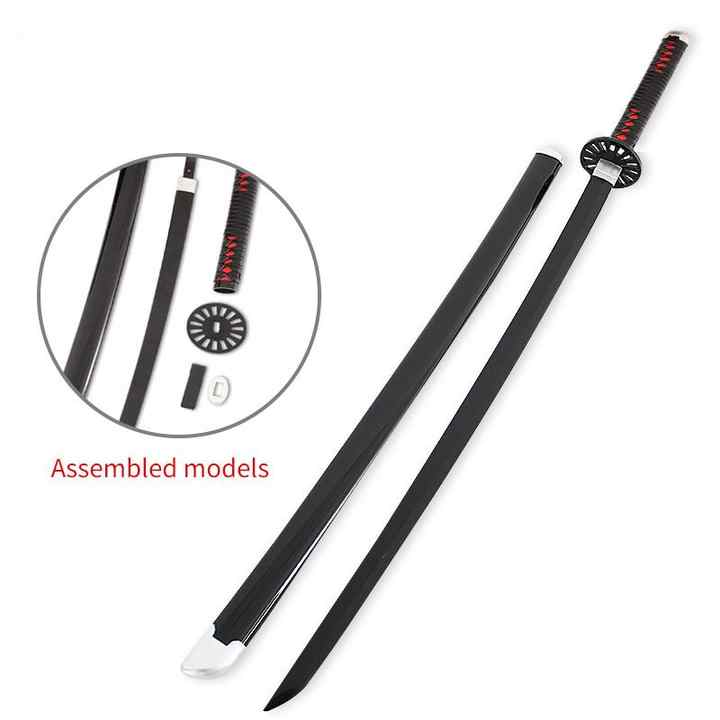 Demon Slayer Original Texture Steel Katana Sword Japanese Style Cosplay ...