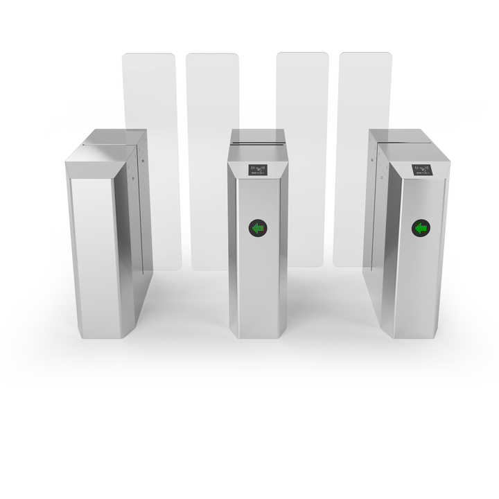 Eissolution EI-PYZ001D Single Chip Turnstile High-Speed Sliding Mechanism Full-Height Entrance ...