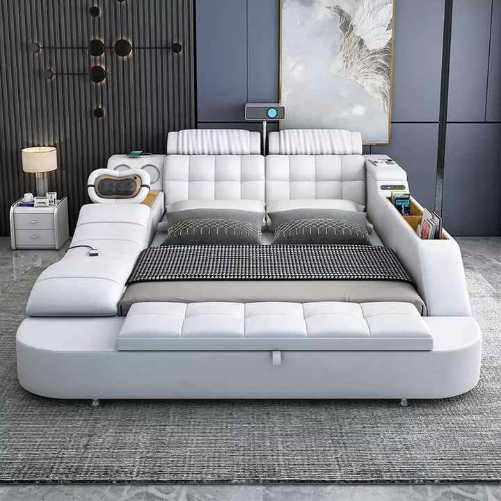 Smart Bed - Adjustable Backrest with Electric Massages