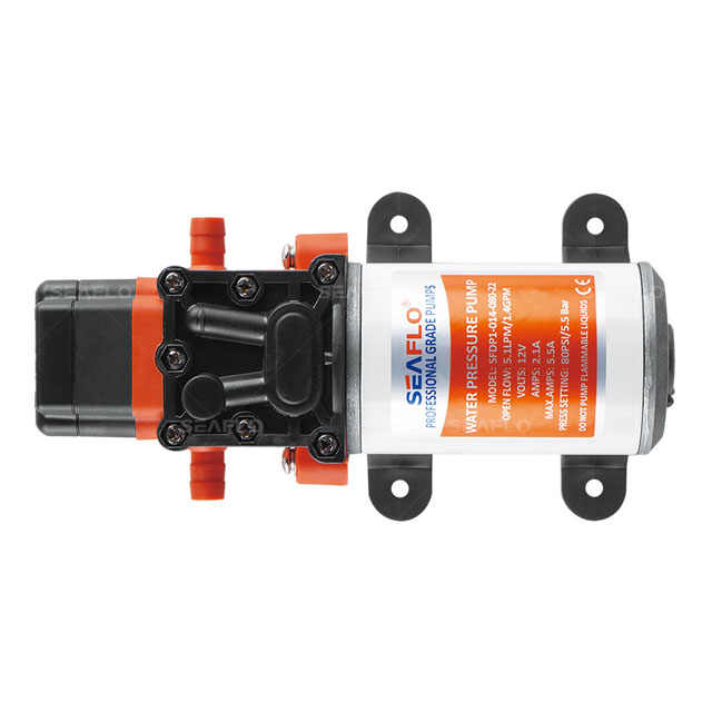 SEA FLO 12V Low Pressure PUMP 5.3LPM Solar Water Car Wash Pressure ...