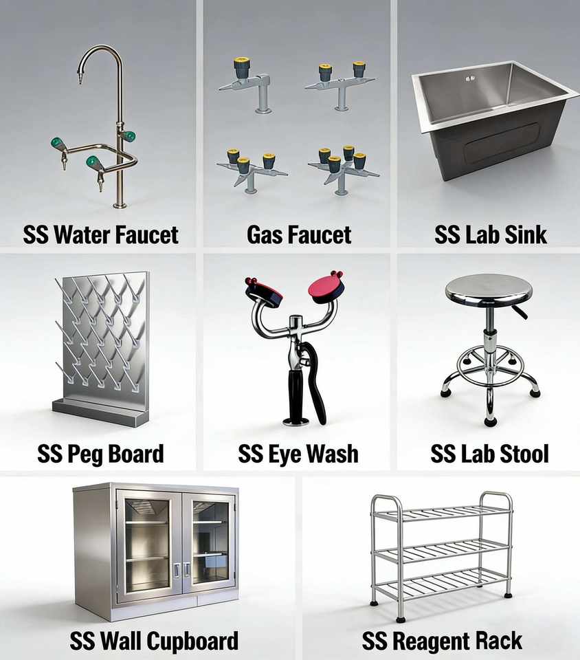 Baitu laboratory furniture custom stainless steel ducted Fume Hood for ...