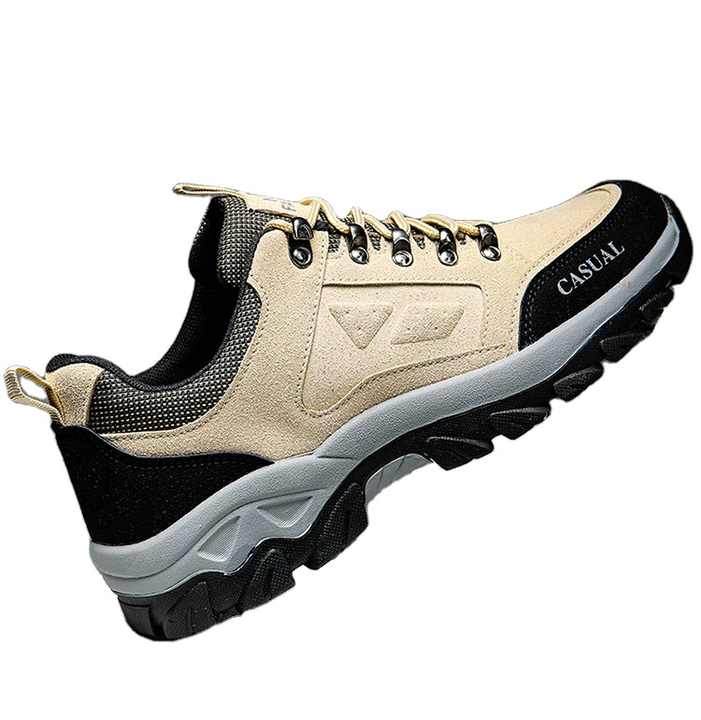 Custom Spring Cement Shoes Low-Top Suede Non-Slip Hiking Shoes Sports ...