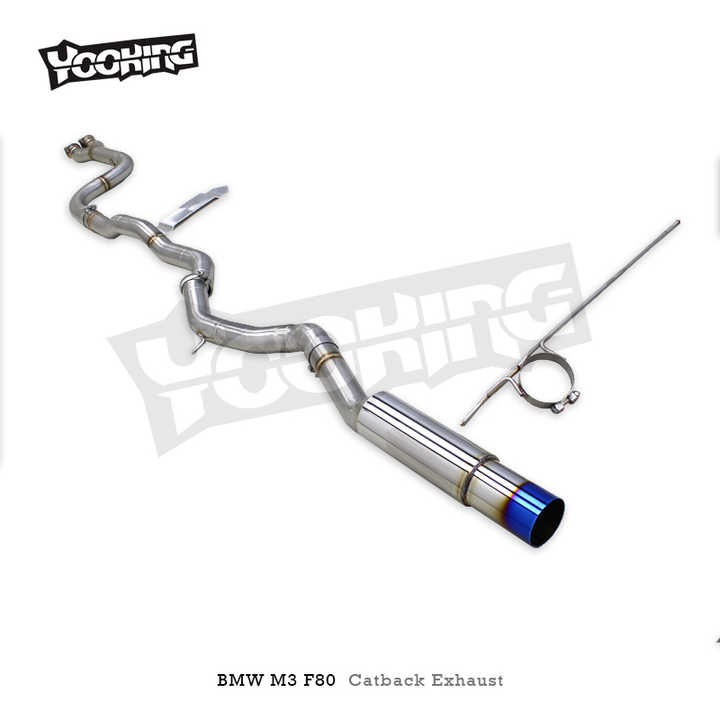 Racing F80 Single Exit Exhaust for BMW M3/M4 Performance