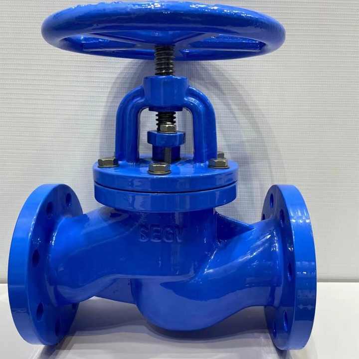 DIN Wcb Bellow Seal Globe Valve Carbon Steel Flanged End Bellow Globe ...