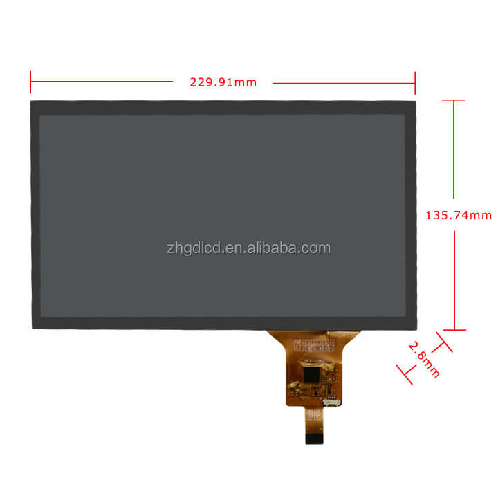 10.1" IPS TFT LCD Screen with IIC USB Touchpanel & HD-MI Port