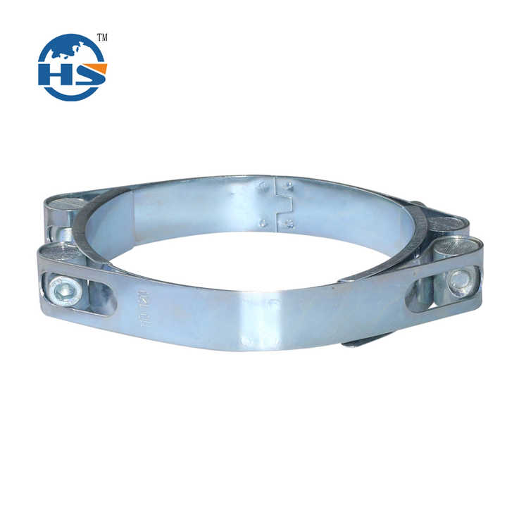 Heavy-Duty Two-Bolt Hose Clamp 20mm Band Width Sanitary Joint ...