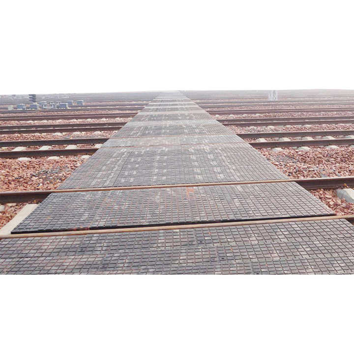 Railway Level Crossing Rubber Mat Modular Rubber Crossing Plate Rubber ...