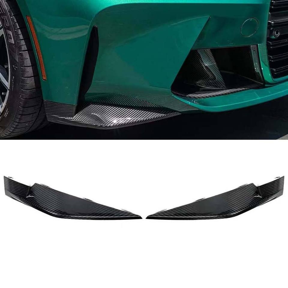 CSYP New High Quality Dry Carbon Fiber Front Bumper Corner Splitter Lip ...