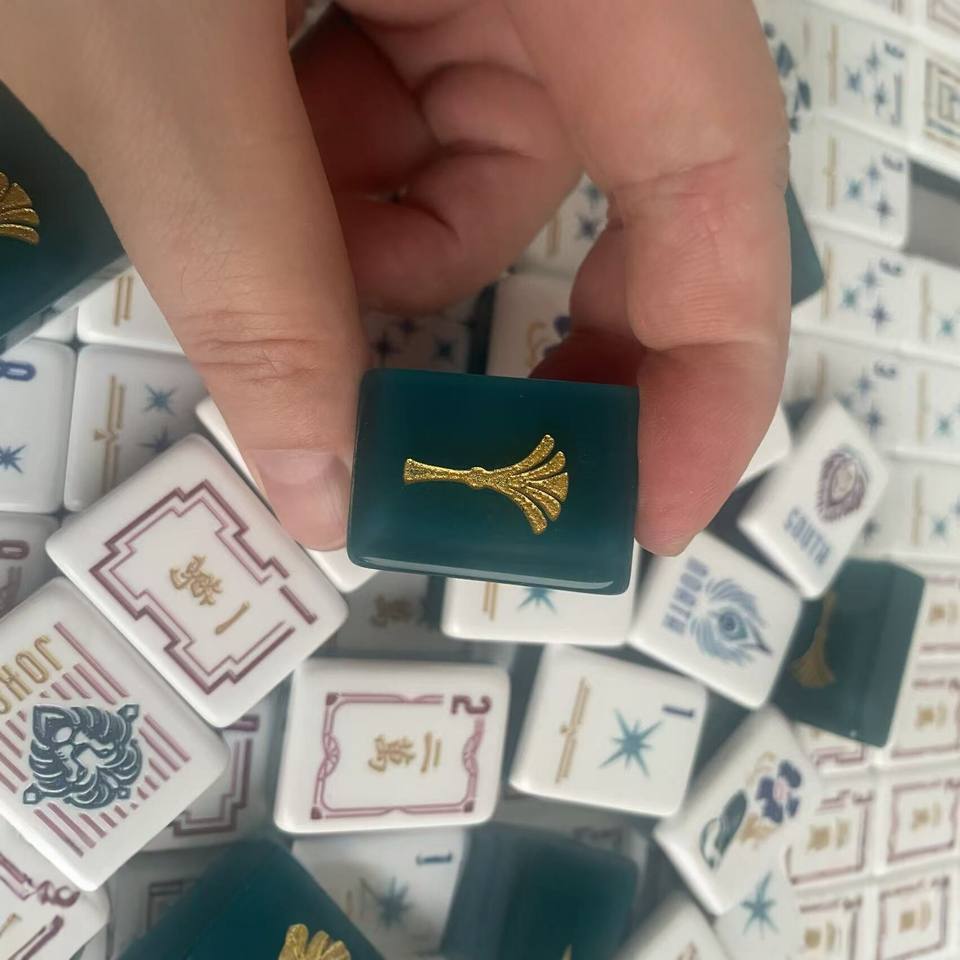 American-style Acrylic Mahjong Tiles Hand-shuffled Cross-border ...
