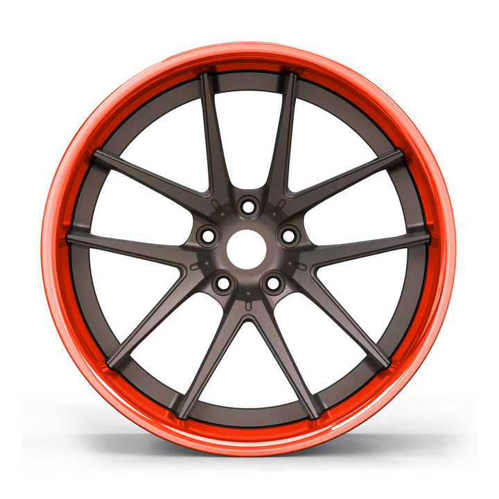 Shiny Silver Face Brushed 2 3 Pieces Forged Wheel Blank Rims 20x12 ...