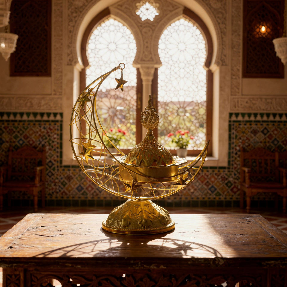 Matti's Ramadan Incense Burner - Elegant Arabic Holder