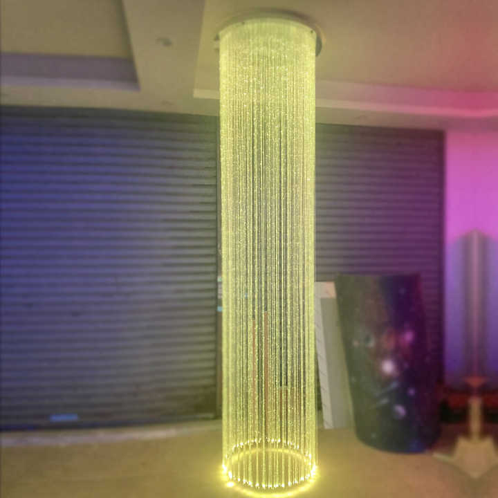 KTV Room LED Fiber Optic Light Curtain with RGB/Single Color Remote ...