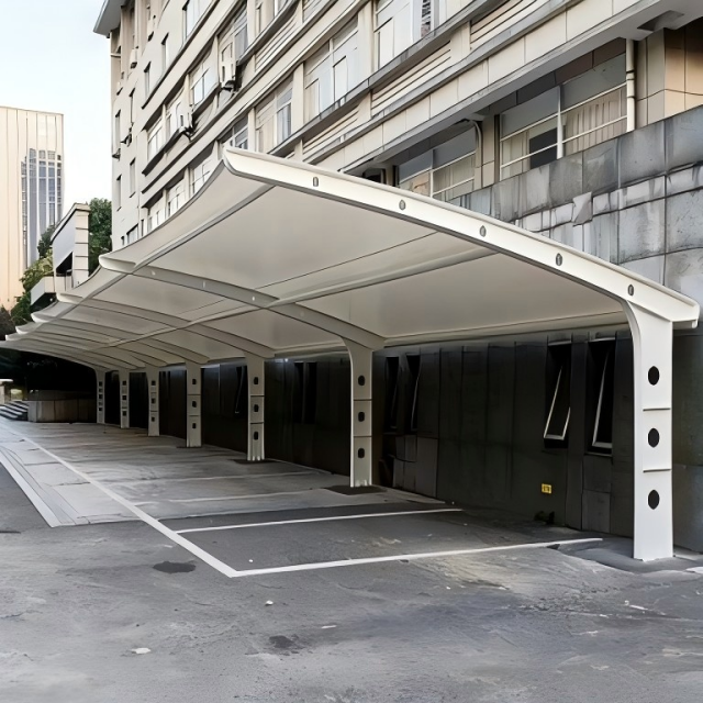 Membrane Structure Steel Frame Tensioned Multi-function Outdoor Parking ...