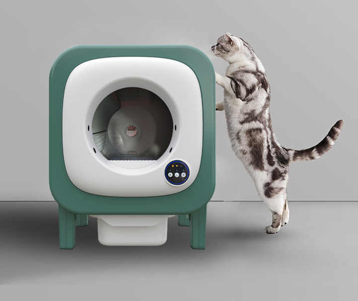 Al Intelligent Poop Removal Machine Cat Toilet Large Self-cleaning ...