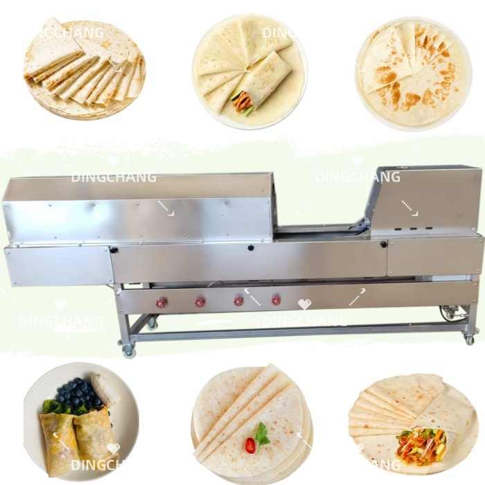 Japan Automatic Flatbread / Tortilla / Lavash Machine full Automatic ...
