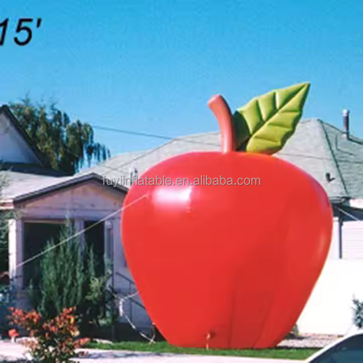 Giant Inflatable Apple Balloon for Advertising Inflatable Apple Model ...