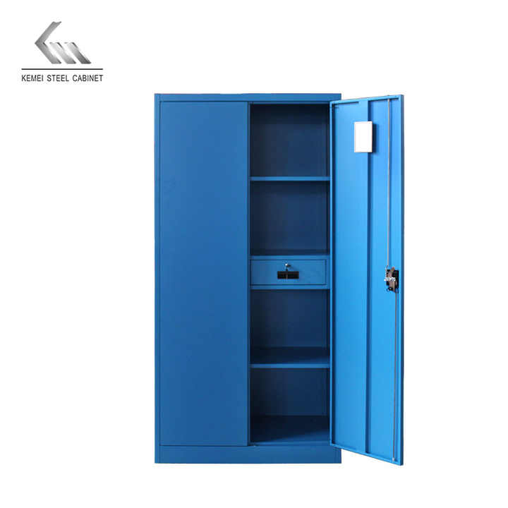 Modern Blue Office Furniture Multifunctional 2 Doors Clothing Locker ...