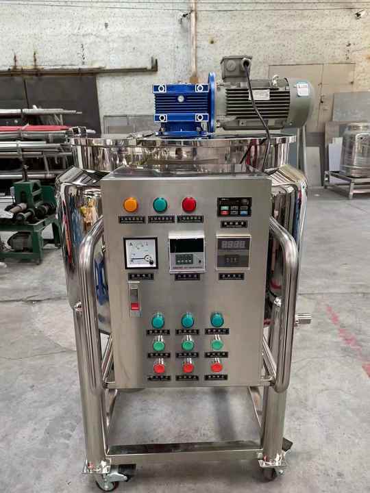 CE Jacketed Heating Melting Tank Liquid Mixer Price Small Tank Mixer ...