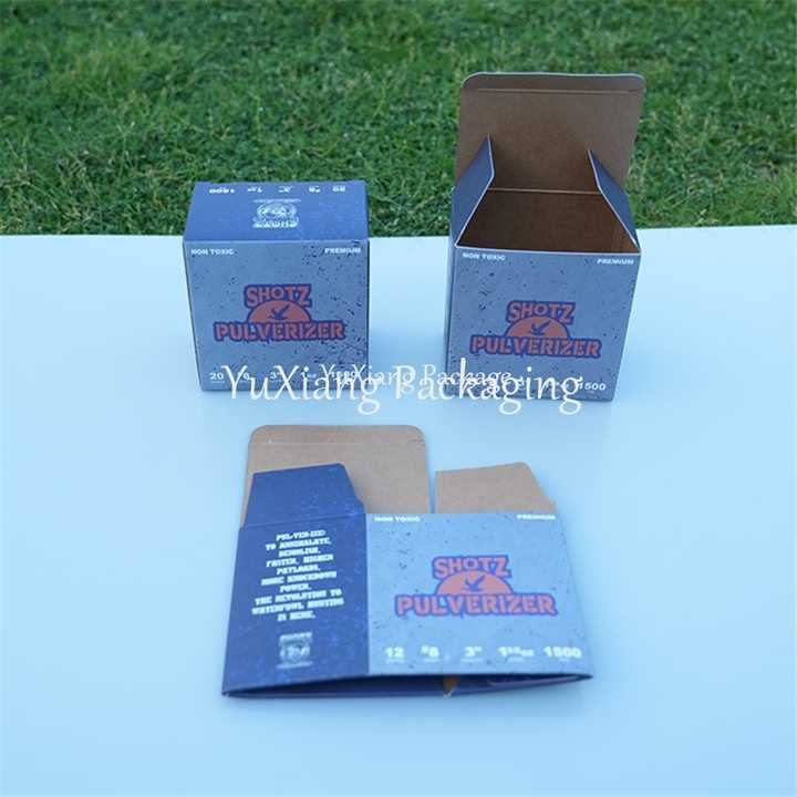 Custom 20 Gauge Shotgun Shell Ammo Cartridge Box Made Paper Cardboard ...