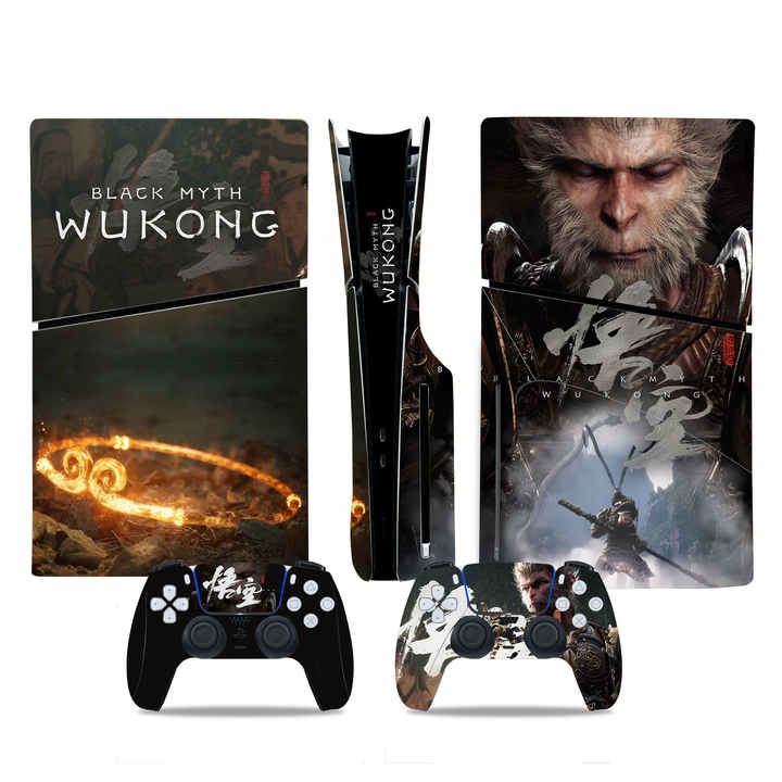 Black Myth Wukong Sticker Skin for PS5 Gamepad Controller