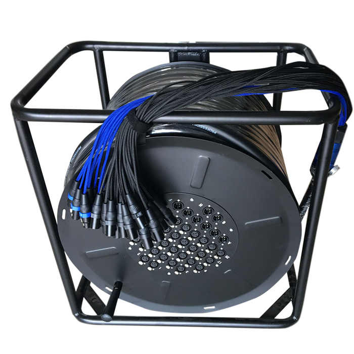 40 Channels Audio Snake Cable with XLR Connectors - Rubber Jacket