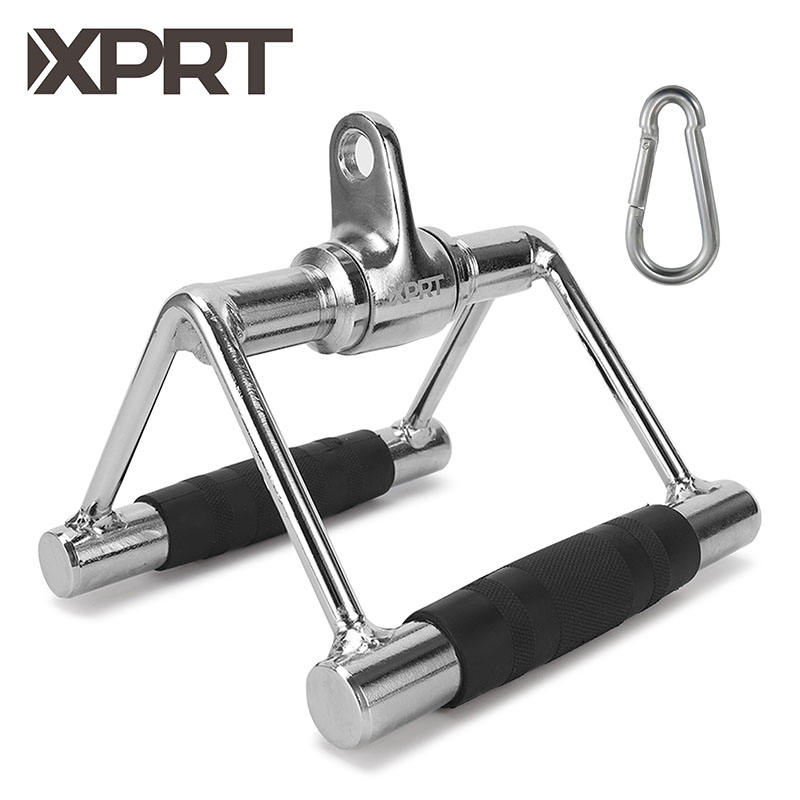 MB402 Steel Cable Attachment Double D Row Handle for Seated Row Workout ...