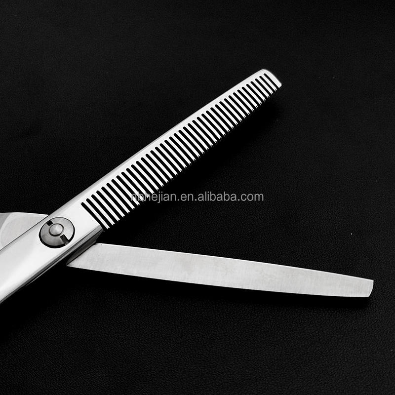 40 Teeth Hair Scissors Thinning Scissors Ergonomic Offset Handle 440C ...