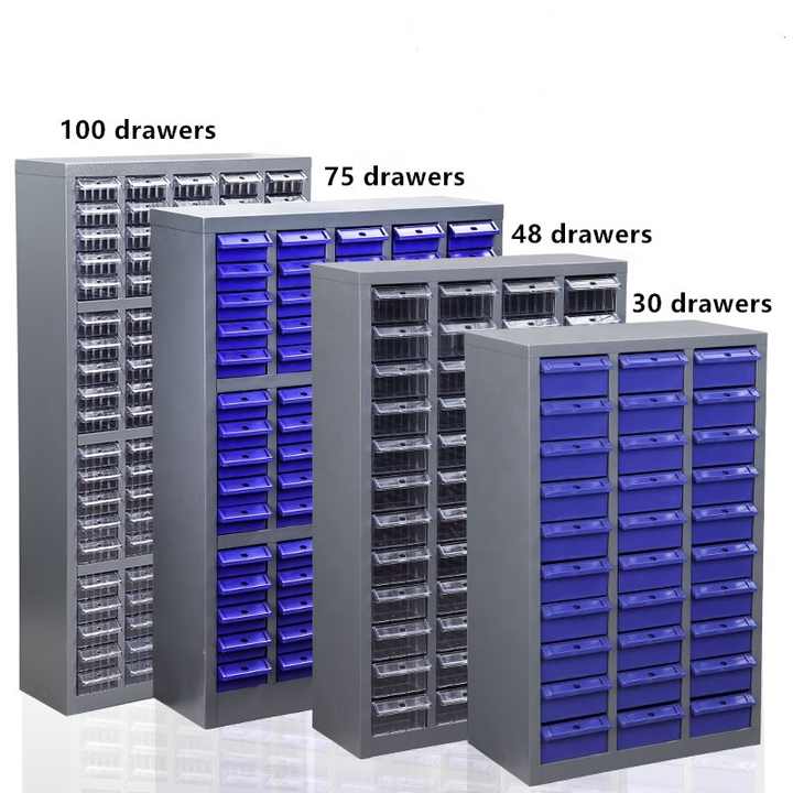 Plastic Drawer Parts Cabinet 75 Drawer Storage Electronic Component ...