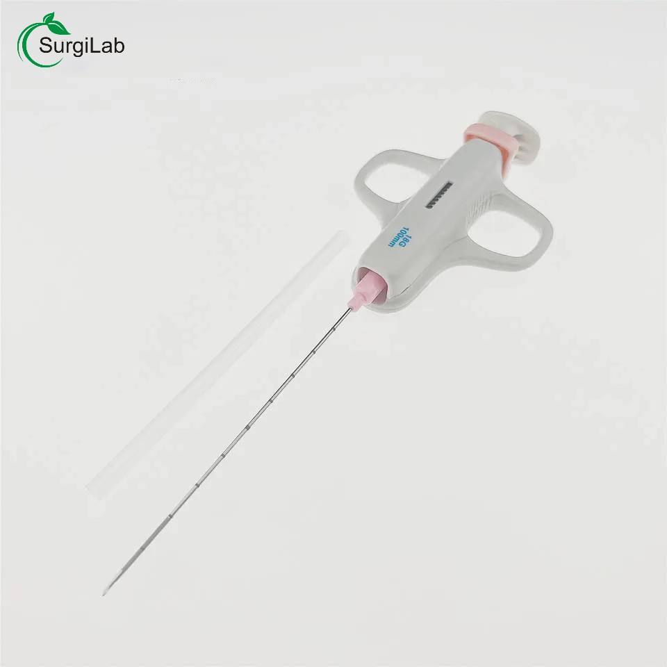 Med 18G Semi Automatic Biopsy Needle Set Pleural Lung Prostate Breast ...