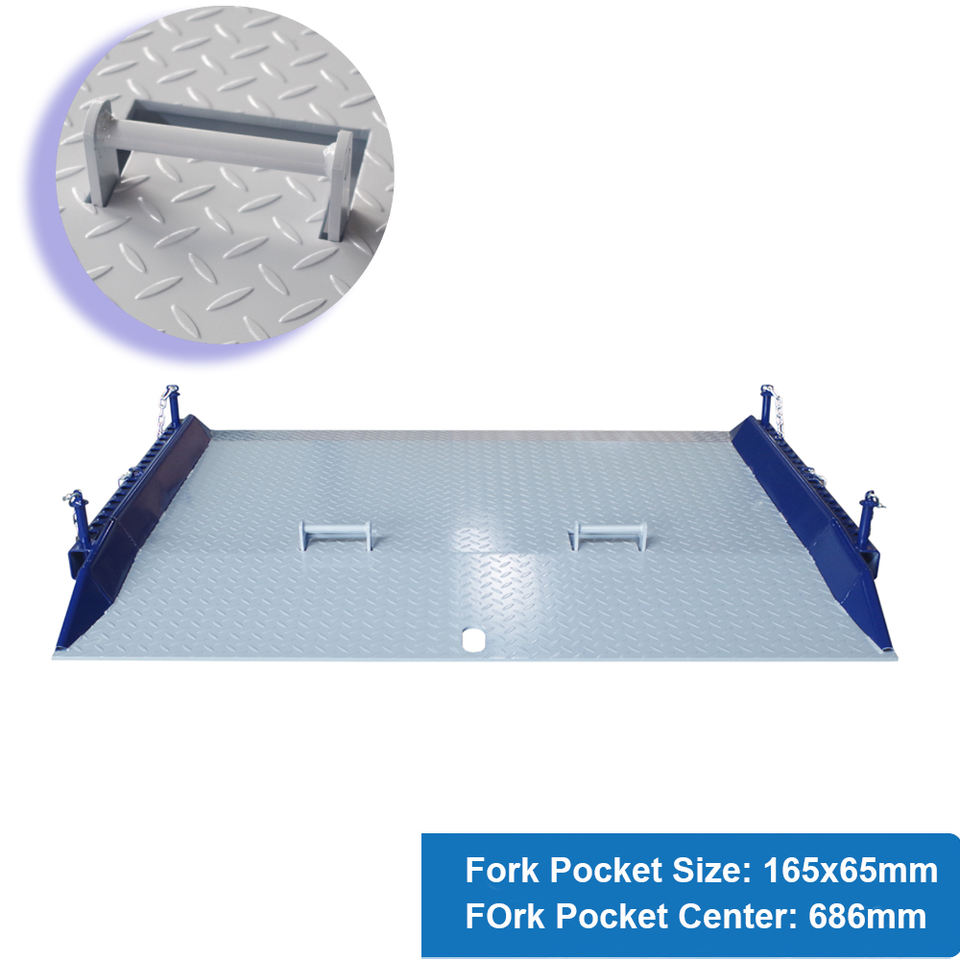 Heavy Duty Steel Portable Forklift Dock Board Container Truck Loading ...