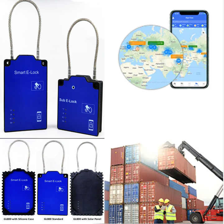 4G Realtime Smart GPS Padlock for Cargo Container Monitoring