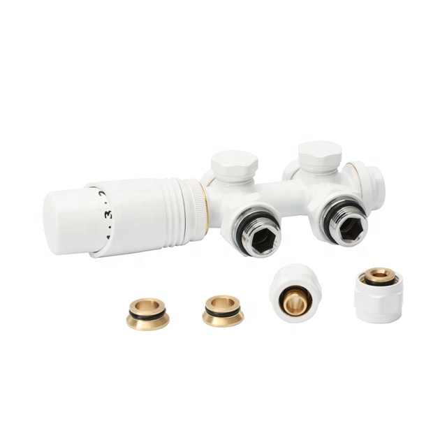 Multi Block H Valve TRV Brass Thermostatic Radiator Valve for Radiator ...