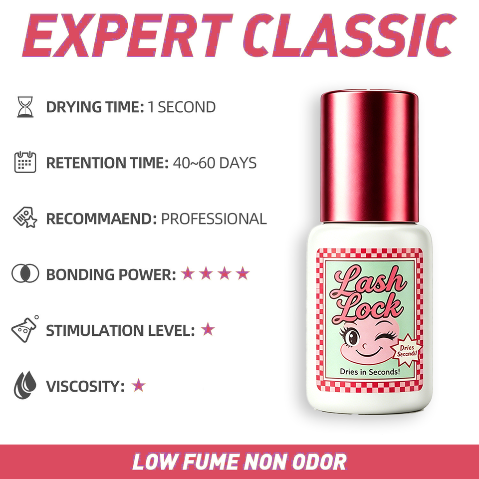 Lash Extension Glue Sensitive Professional No Burn Waterproof Oil Proof ...